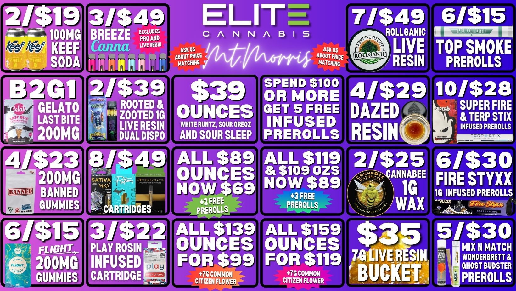 h$19 100MG KEEN SODA 31$49 BREEZE E4Cieg GELATO LAST BITE 200MG 41$23 ...